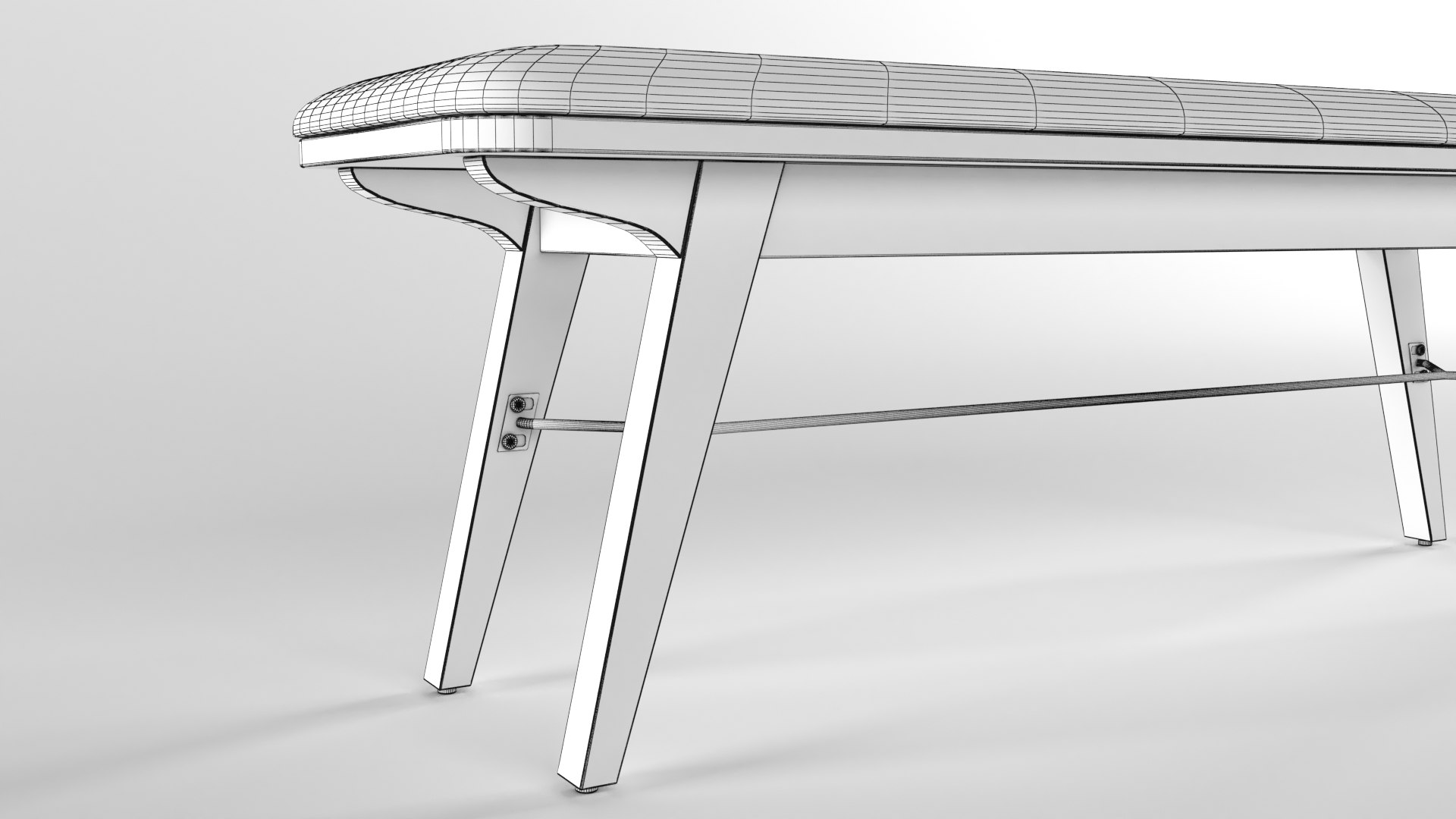 Miles Bench - Castlery 3D Model - TurboSquid 2253399