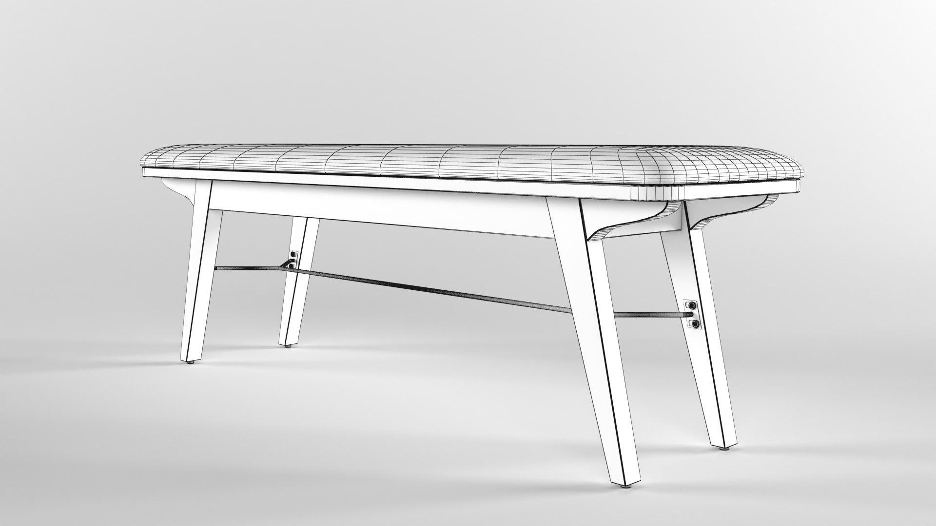 Miles Bench - Castlery 3D Model - TurboSquid 2253399