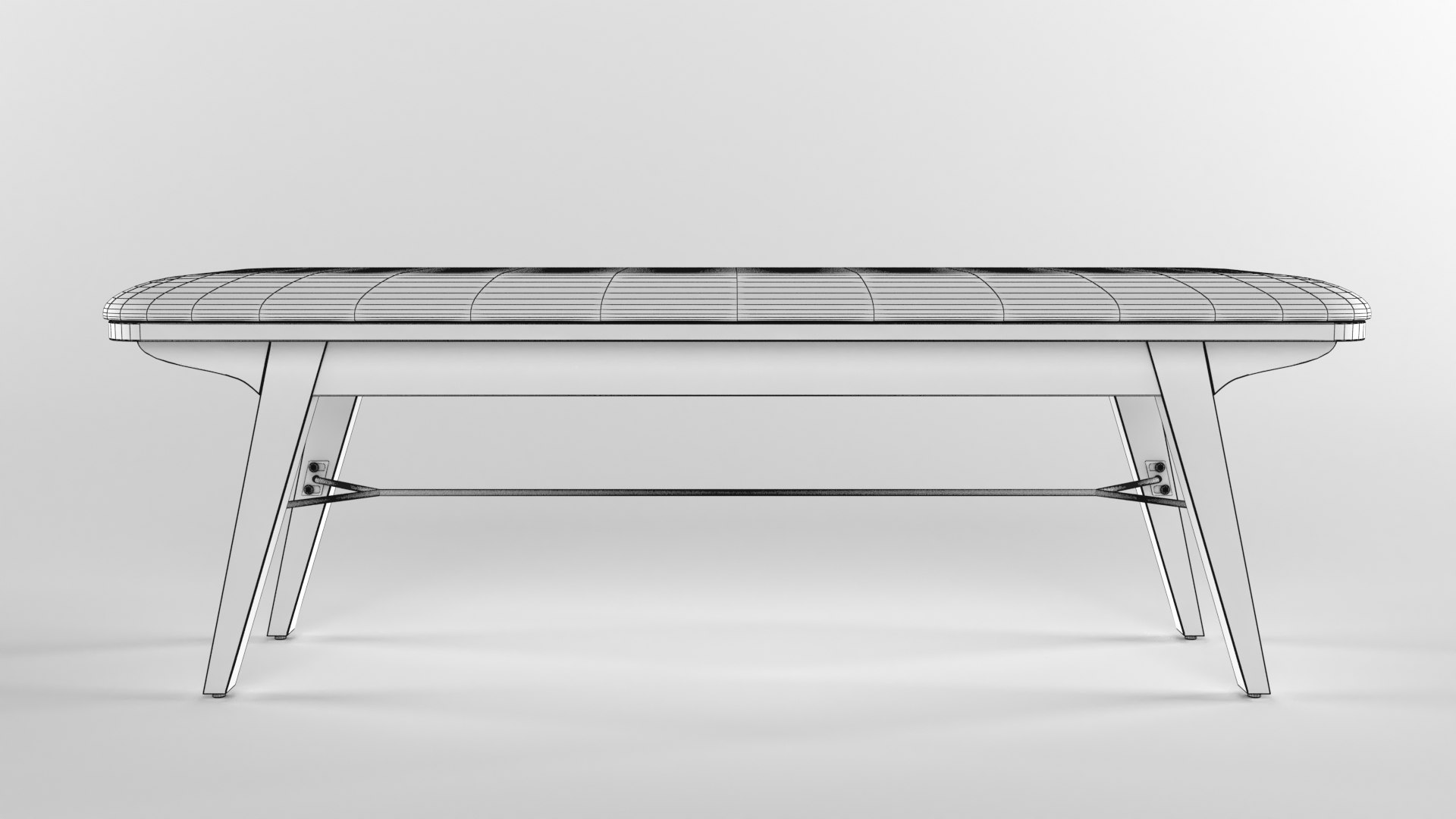 Miles Bench - Castlery 3D Model - TurboSquid 2253399