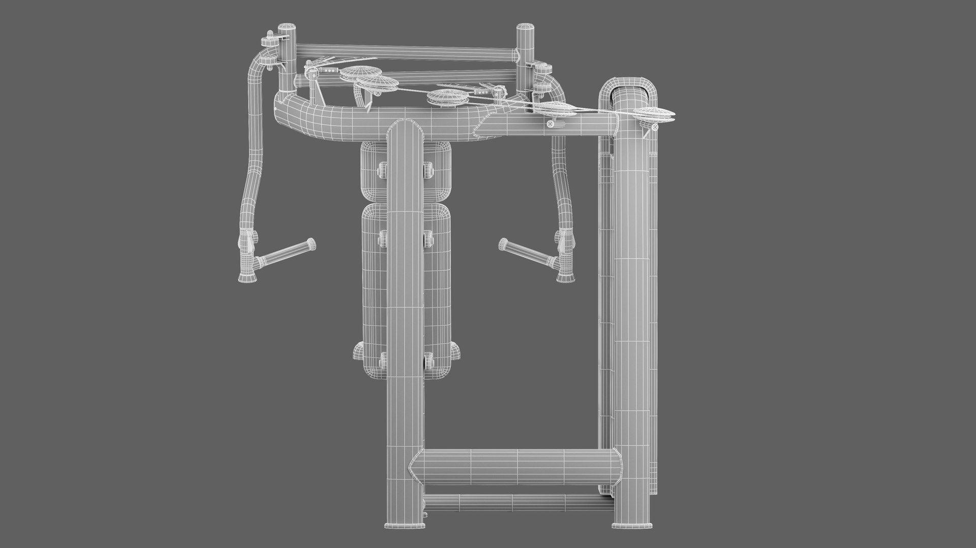 Technogym Selection 700 - Chest Press Model - TurboSquid 2232430