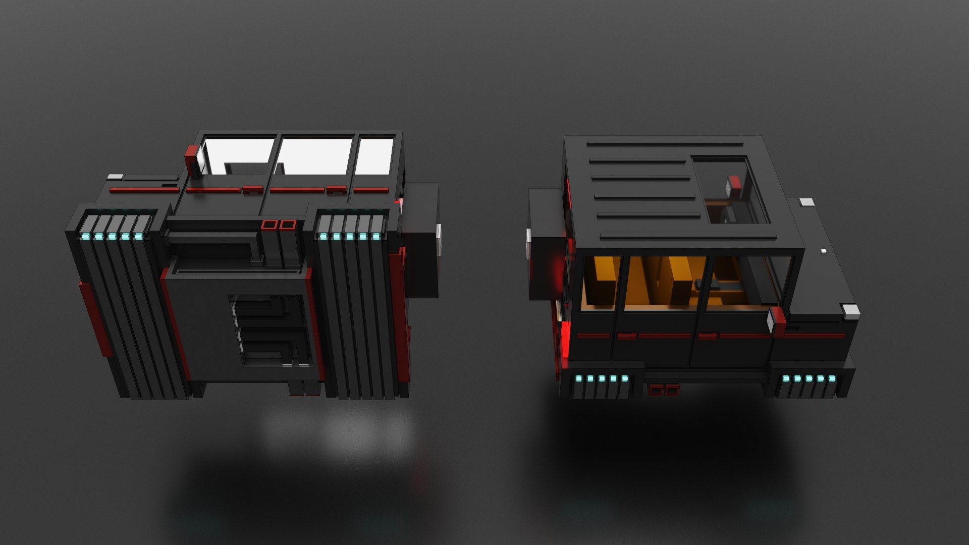 3D Voxel 3D Model 0002 Cute Flying Car - TurboSquid 1989233