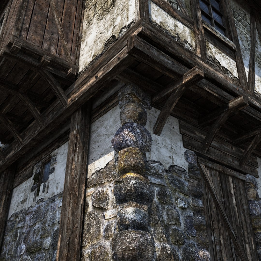 3d Model Medieval House