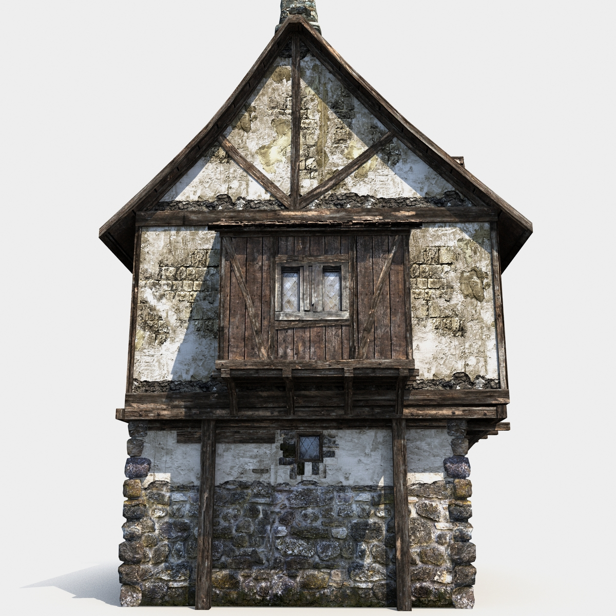 3d model medieval house