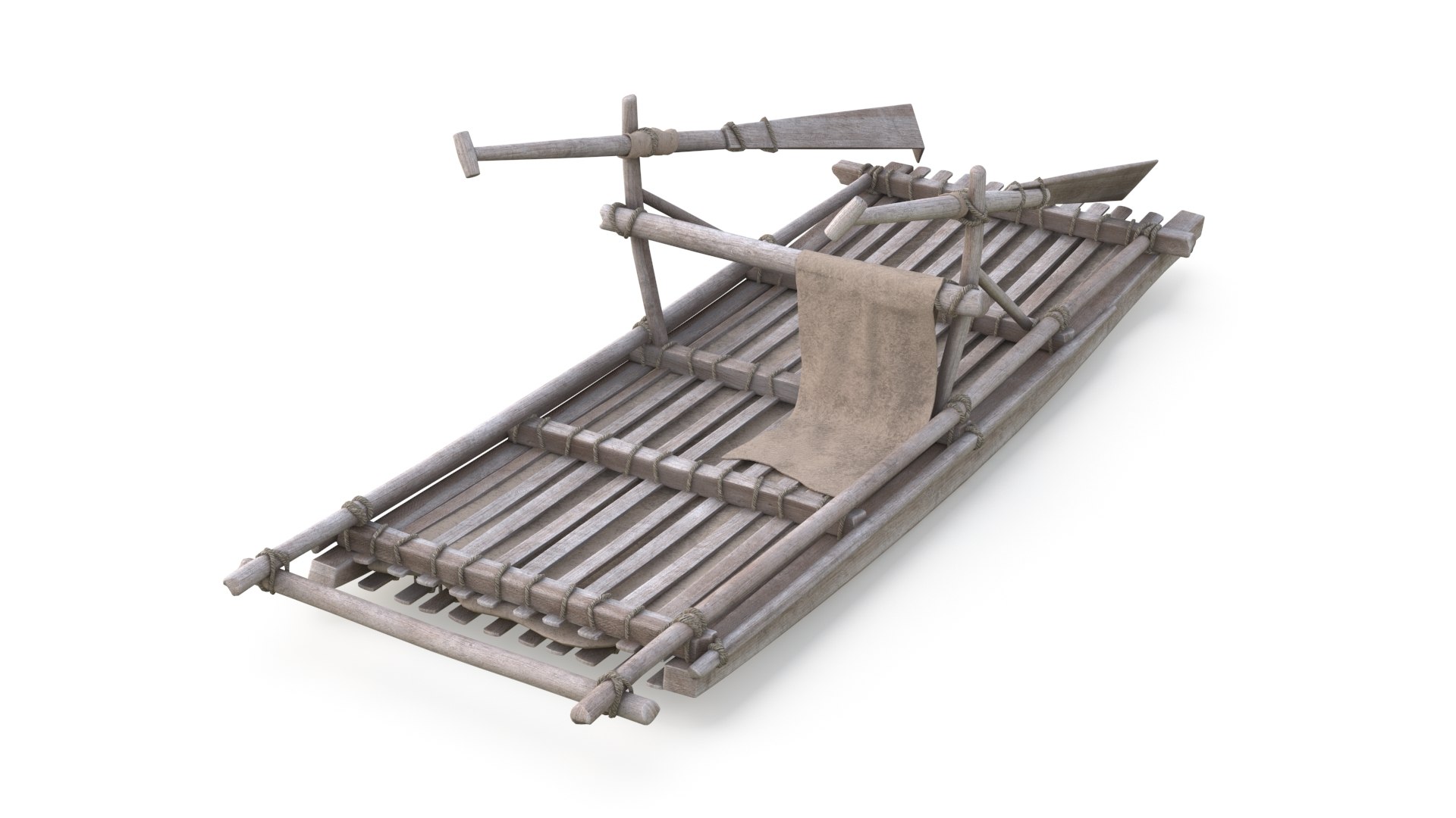 Raft 3D Model - TurboSquid 2058871