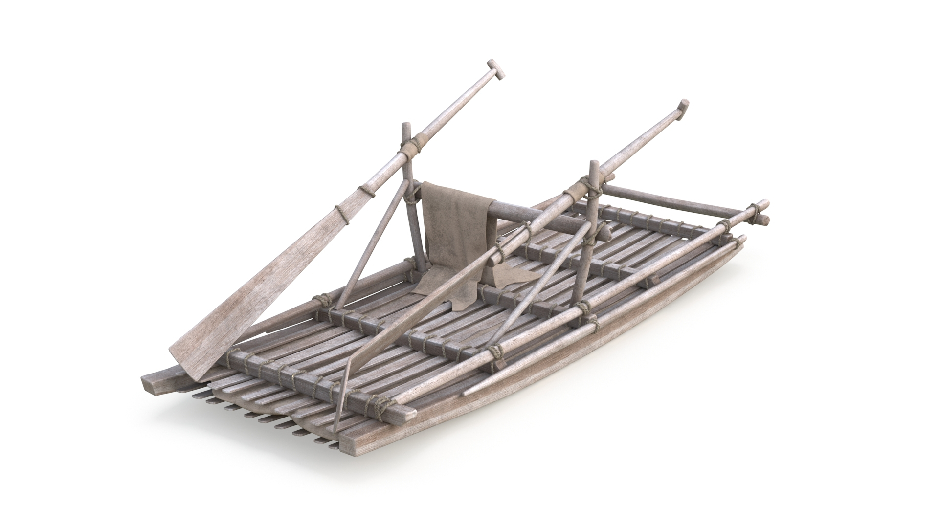 Raft 3D Model - TurboSquid 2058871