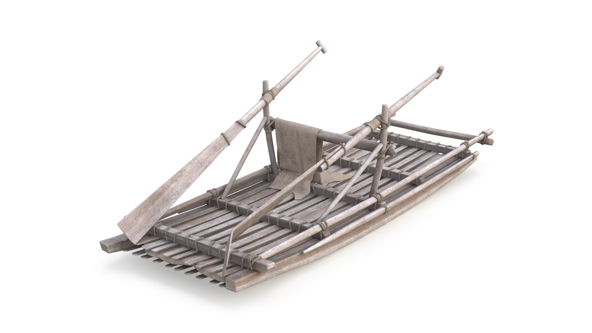 Raft 3D Model - TurboSquid 2058871