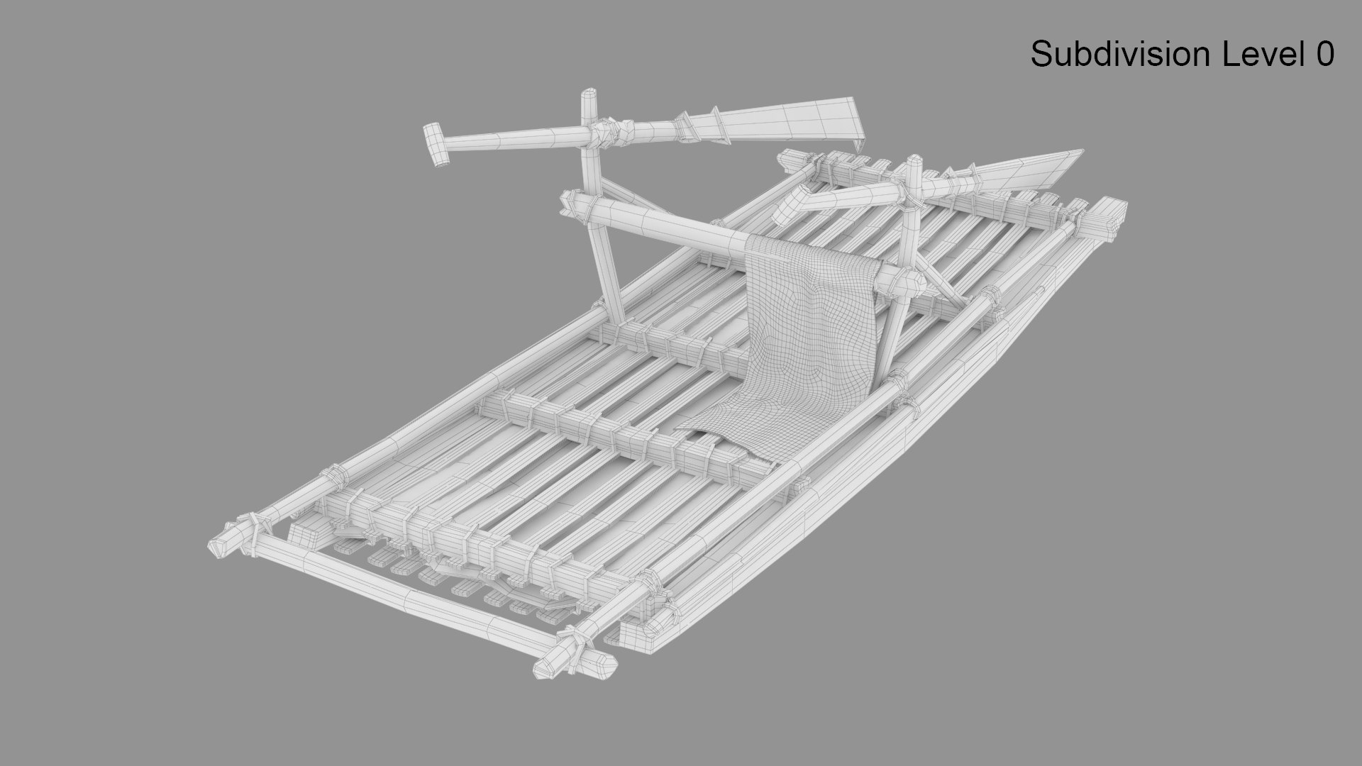 Raft 3D Model - TurboSquid 2058871