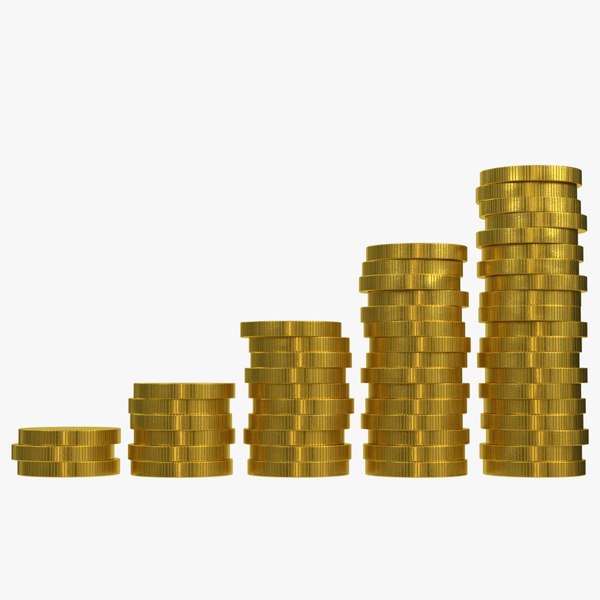 Stylized coins stack 3D model - TurboSquid 1416547
