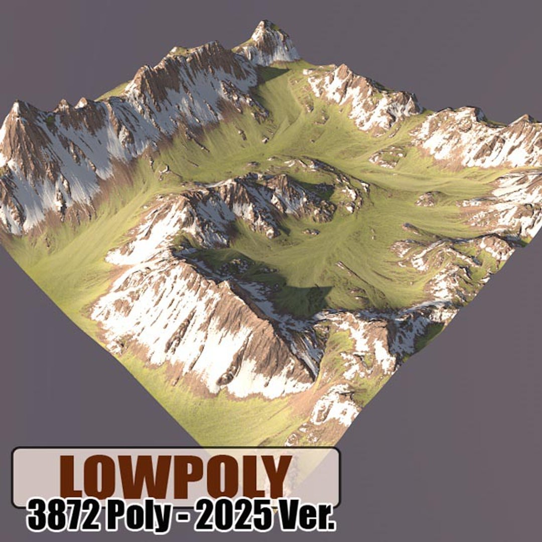 3d obj mountain maps terrain