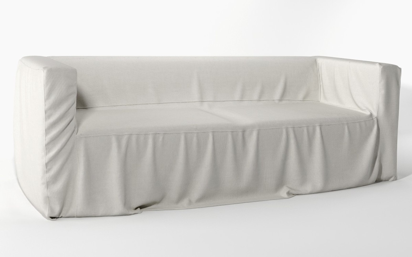Realistic Cover Sofa 3d Max