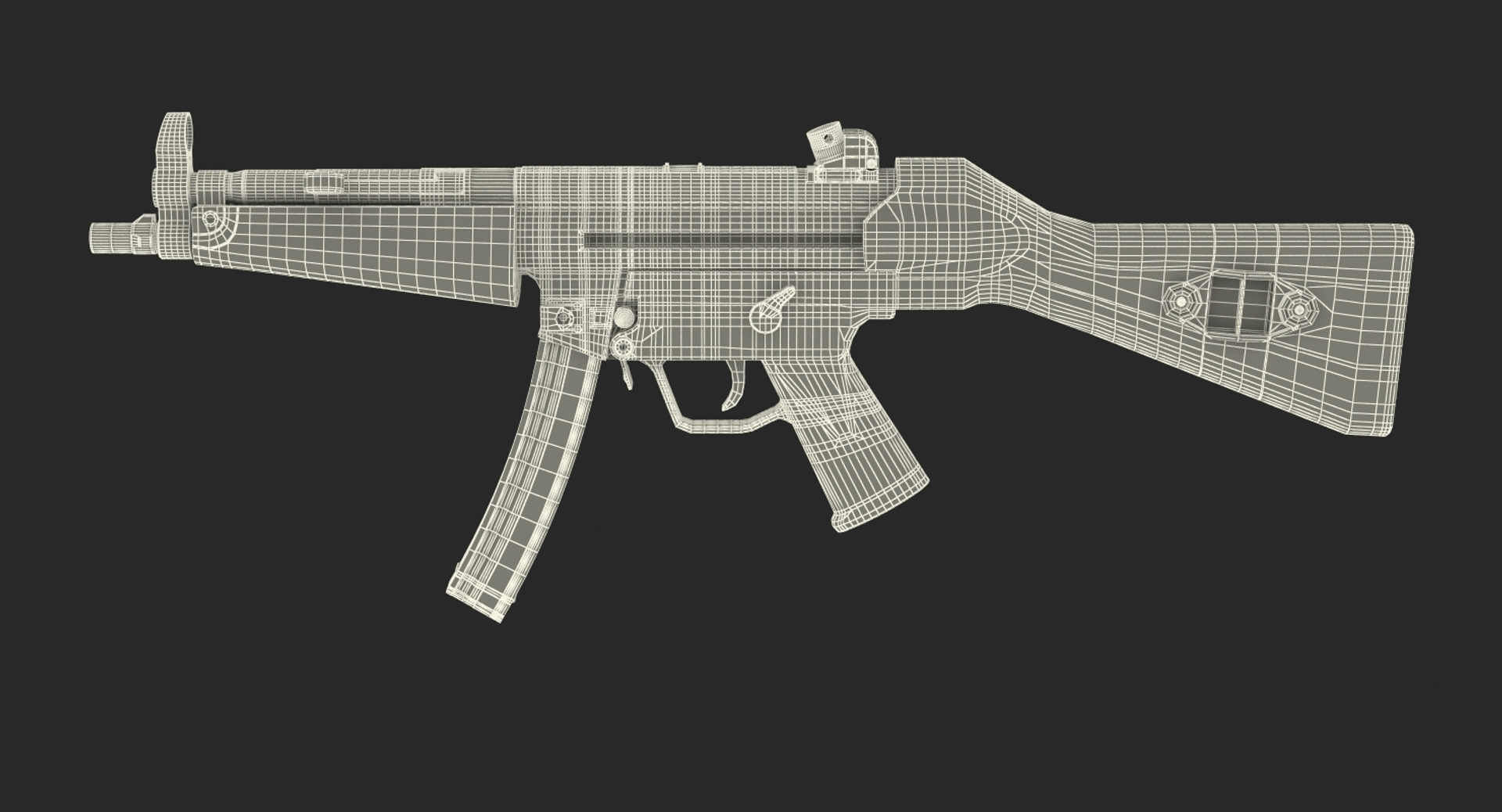 Mp5 Smg German Submachine Gun 3D - TurboSquid 1159104