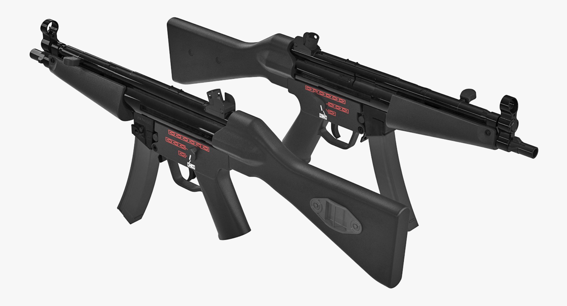Mp5 Smg German Submachine Gun 3D - TurboSquid 1159104