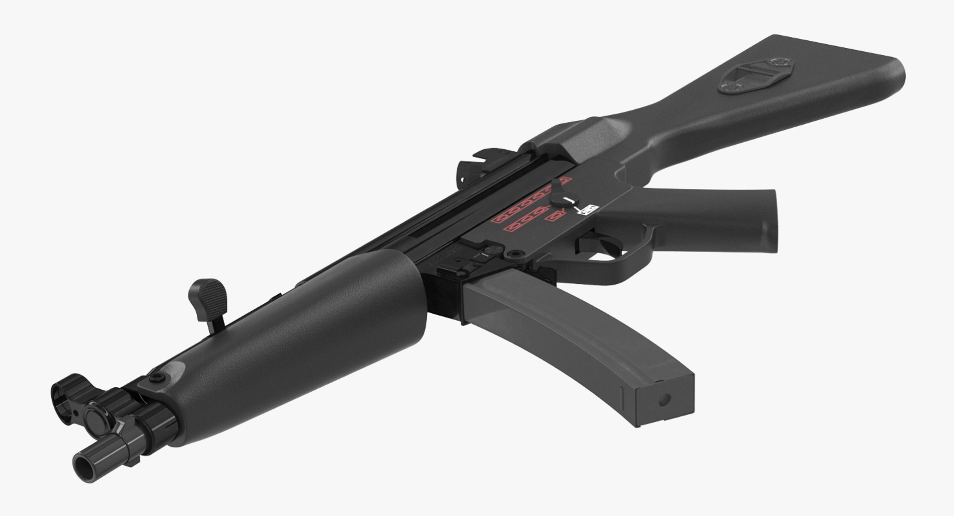 Mp5 Smg German Submachine Gun 3D - TurboSquid 1159104