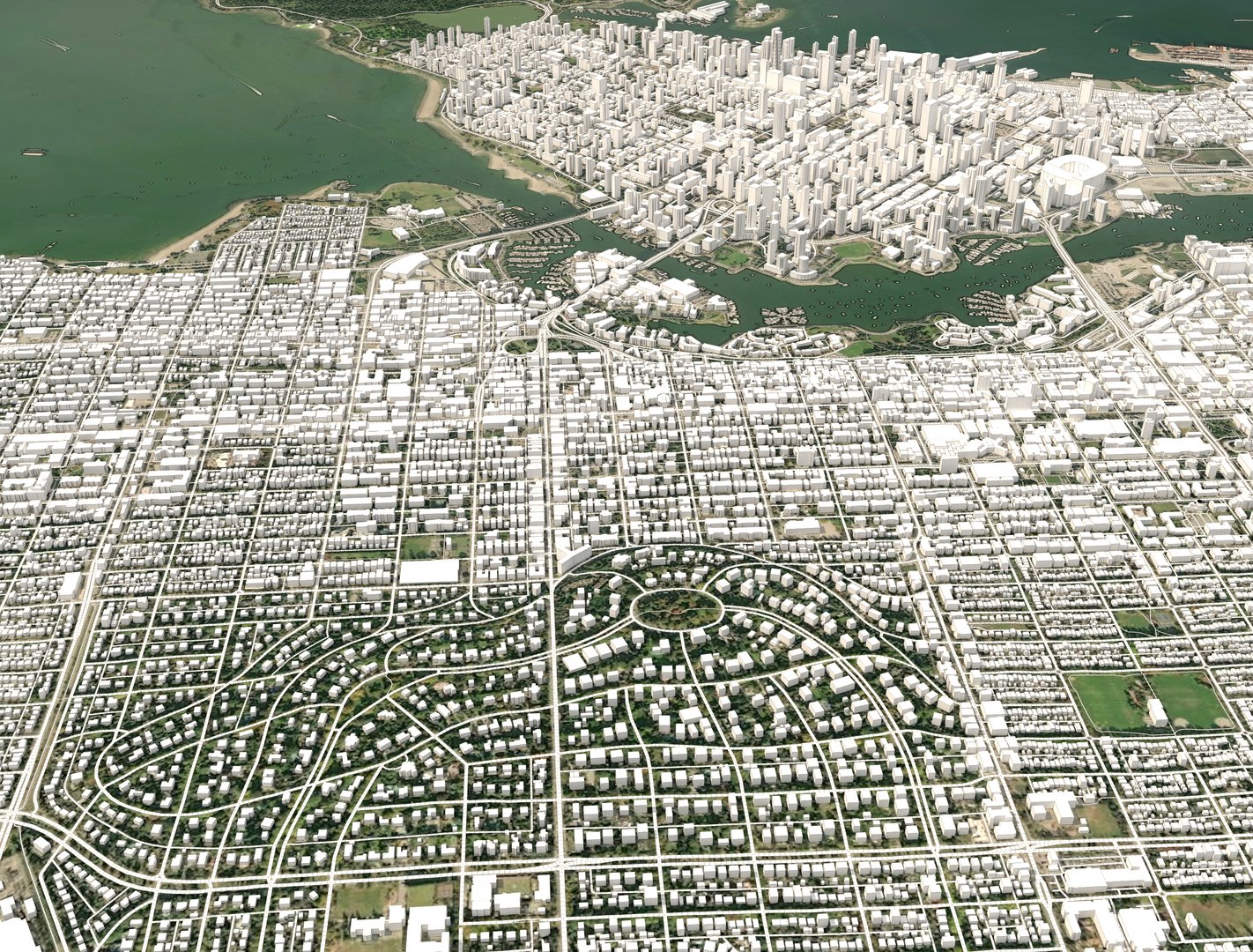 Cityscape Vancouver Canada City 3D Model - TurboSquid 1675022