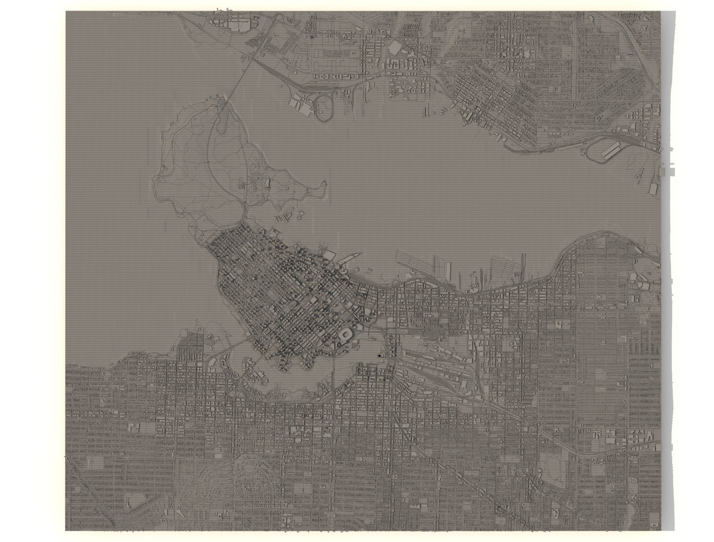 Cityscape Vancouver Canada City 3D Model - TurboSquid 1675022