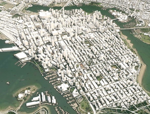 Cityscape vancouver canada city 3D model - TurboSquid 1675022