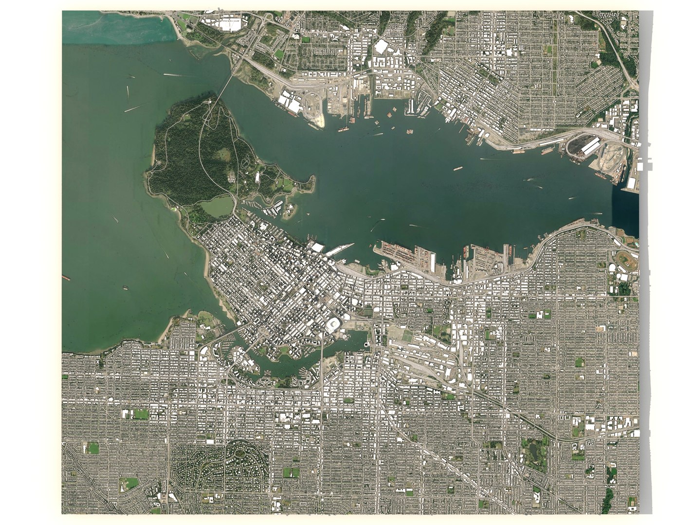 Cityscape Vancouver Canada City 3D Model - TurboSquid 1675022