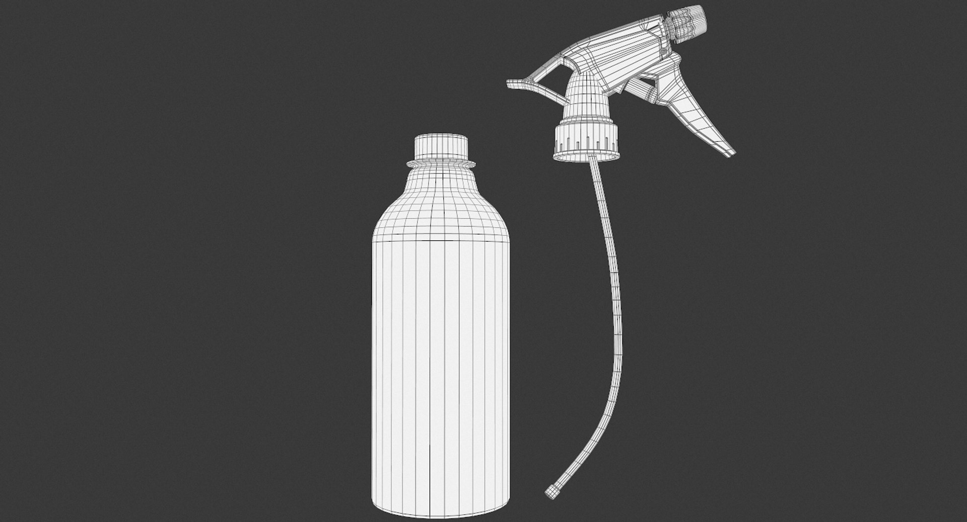 Spray Bottle Sprayhead 3D Model - TurboSquid 1406566