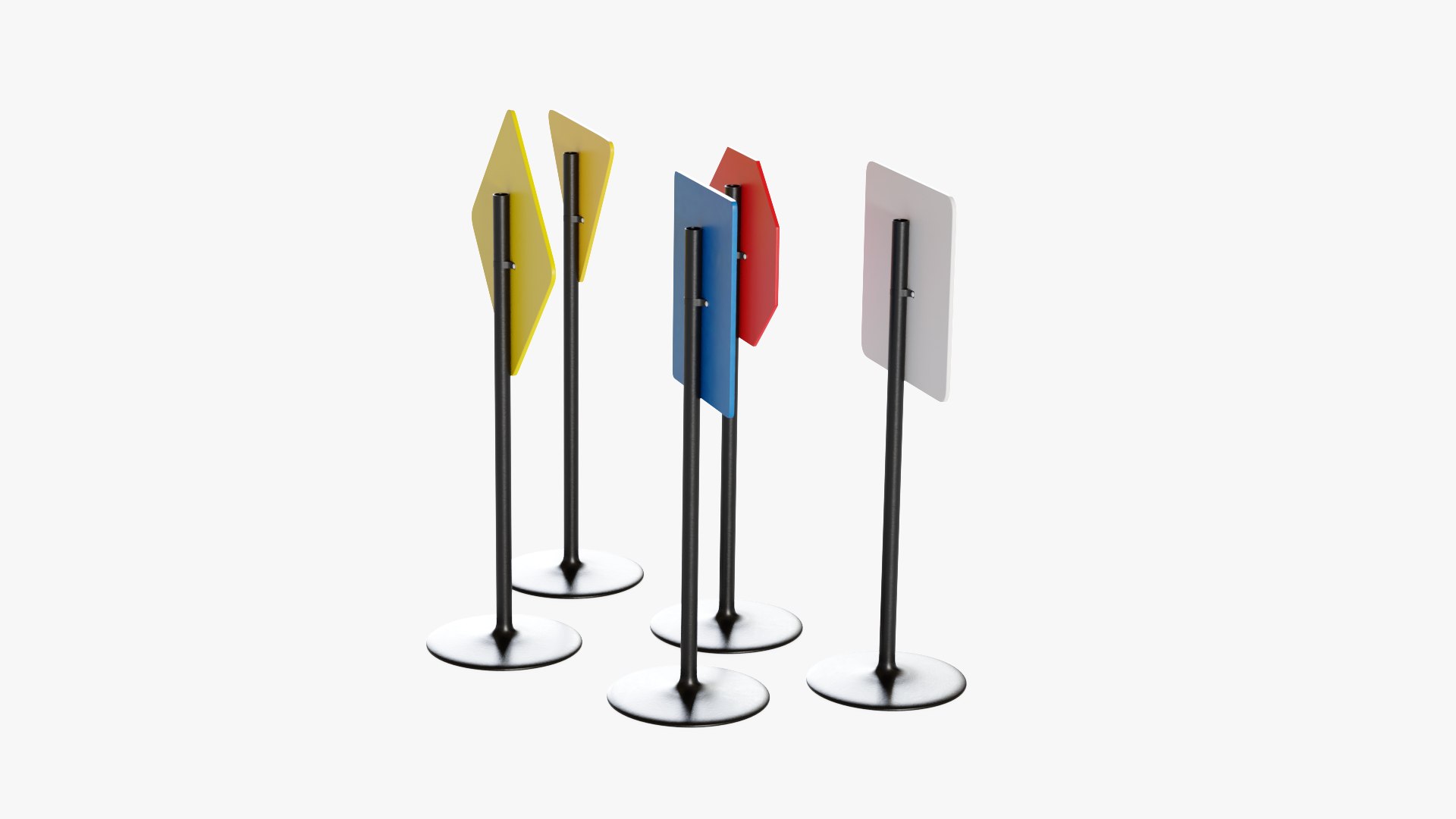 3D Street Sign Pack Model - TurboSquid 1855006