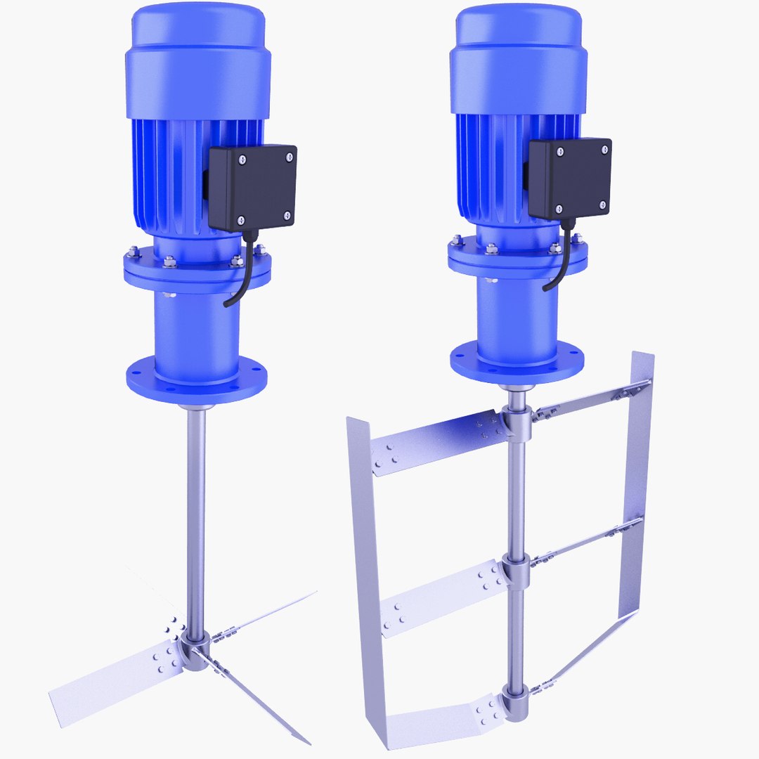 3D Tank Mixer Agitators V2 - TurboSquid 2414003