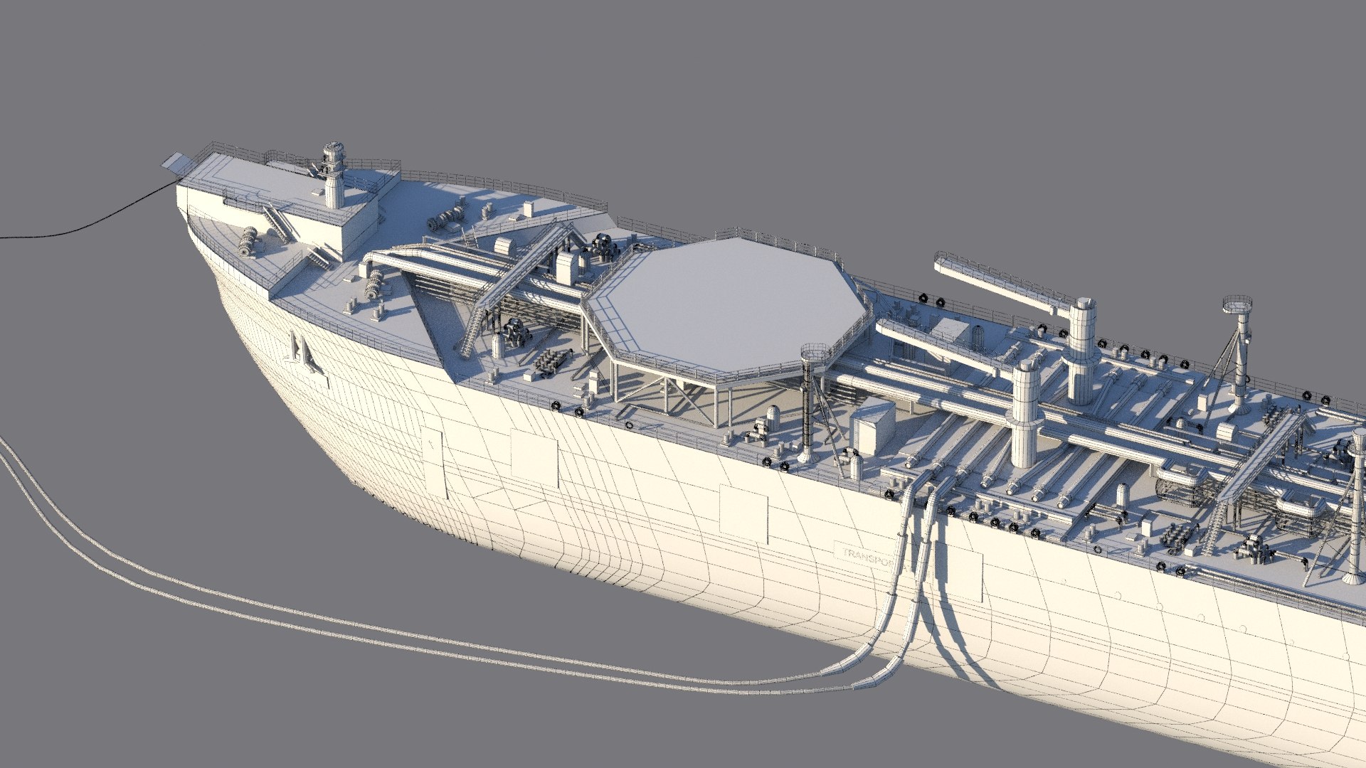 Oil Tanker At The SPM Buoy Model - TurboSquid 1819278