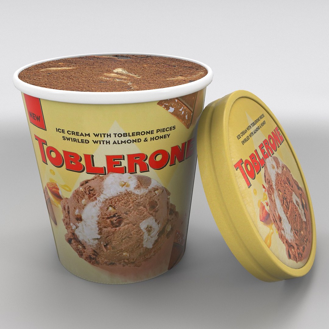 Ice cream Toblerone 3D - TurboSquid 2021955