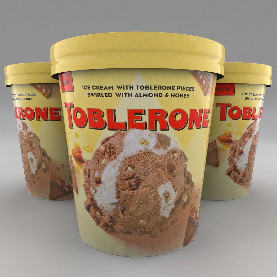 Ice cream Toblerone 3D - TurboSquid 2021955