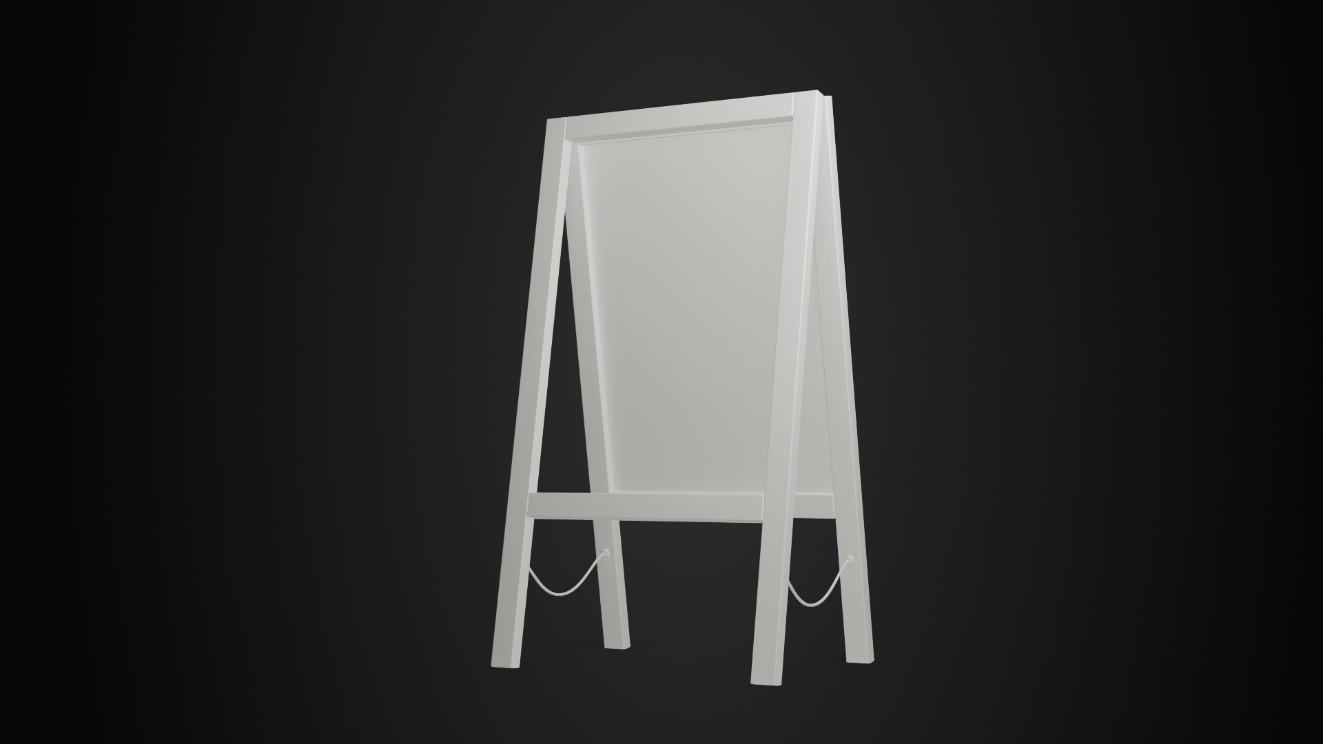 3D Model Chalkboard Sign - TurboSquid 2344696