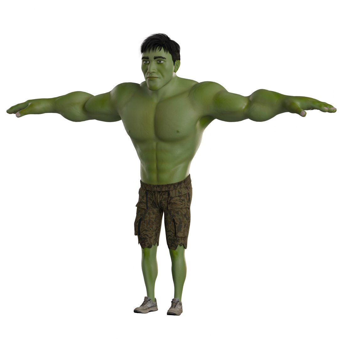 The Green Hulk 3D Model - TurboSquid 2325928