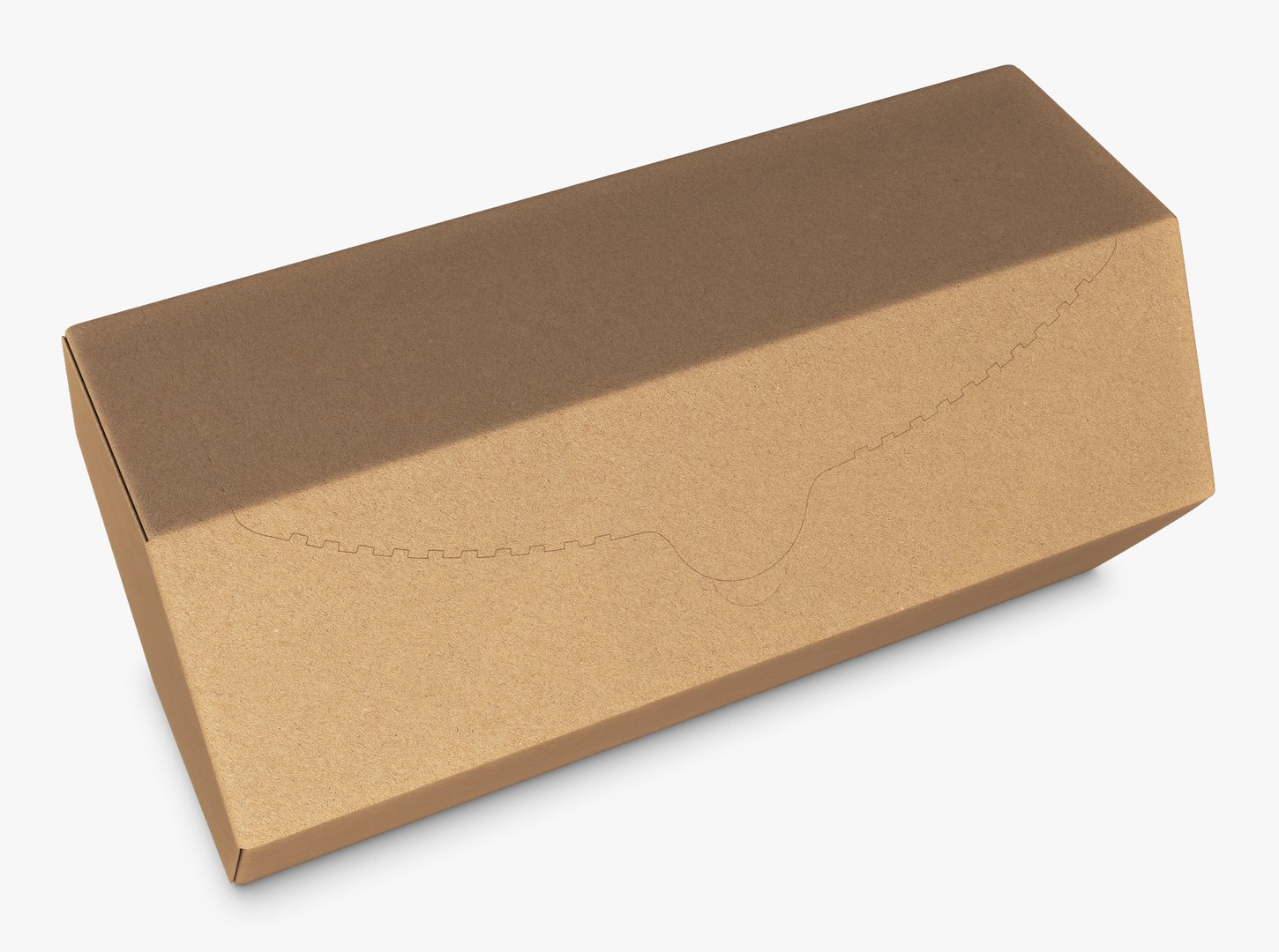 Package Cardboard Hexagon Box M 1 3D Model - TurboSquid 2147075