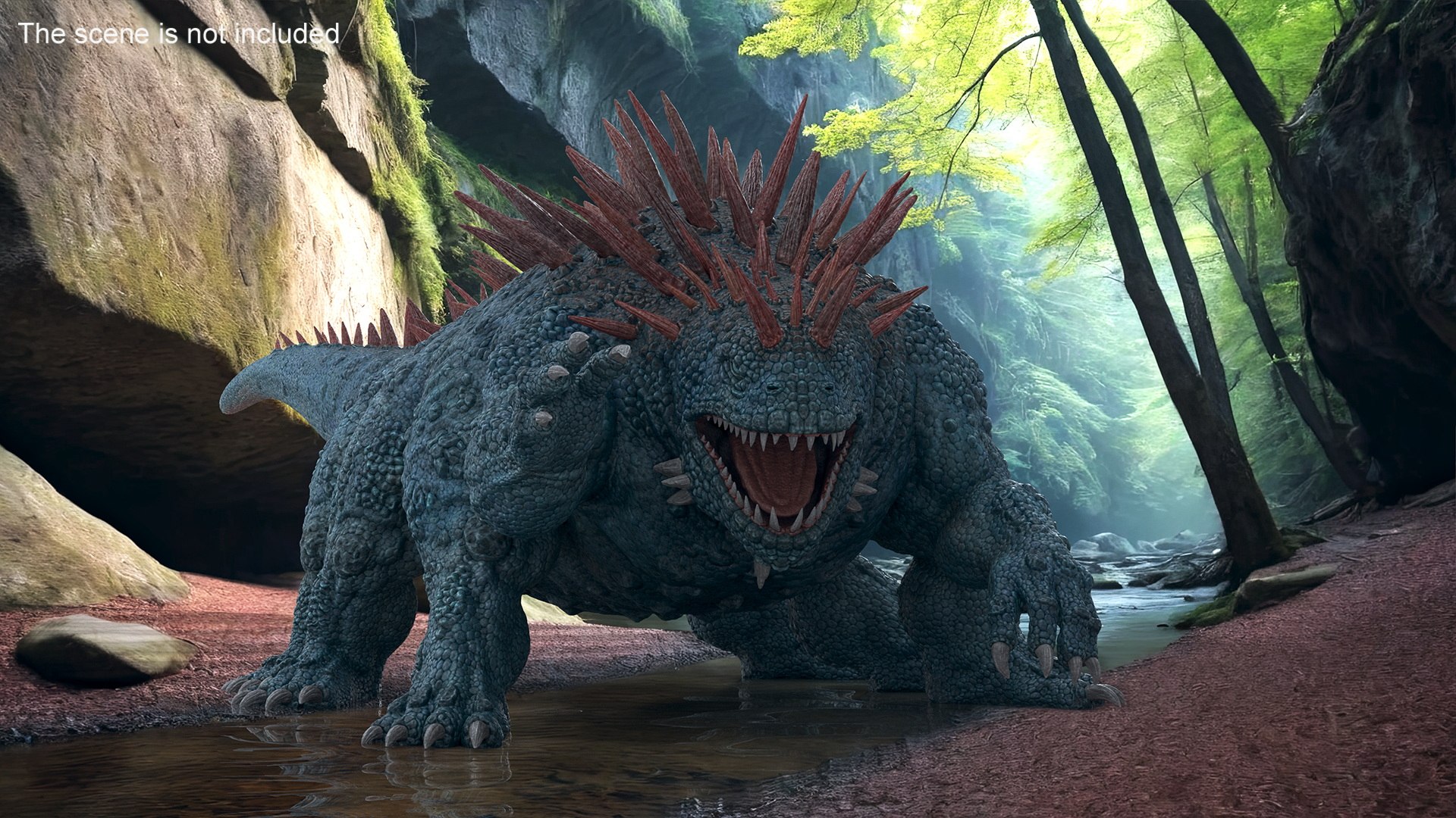 The Fantasy Creature Basilisk Rigged 3D Model - TurboSquid 2225797