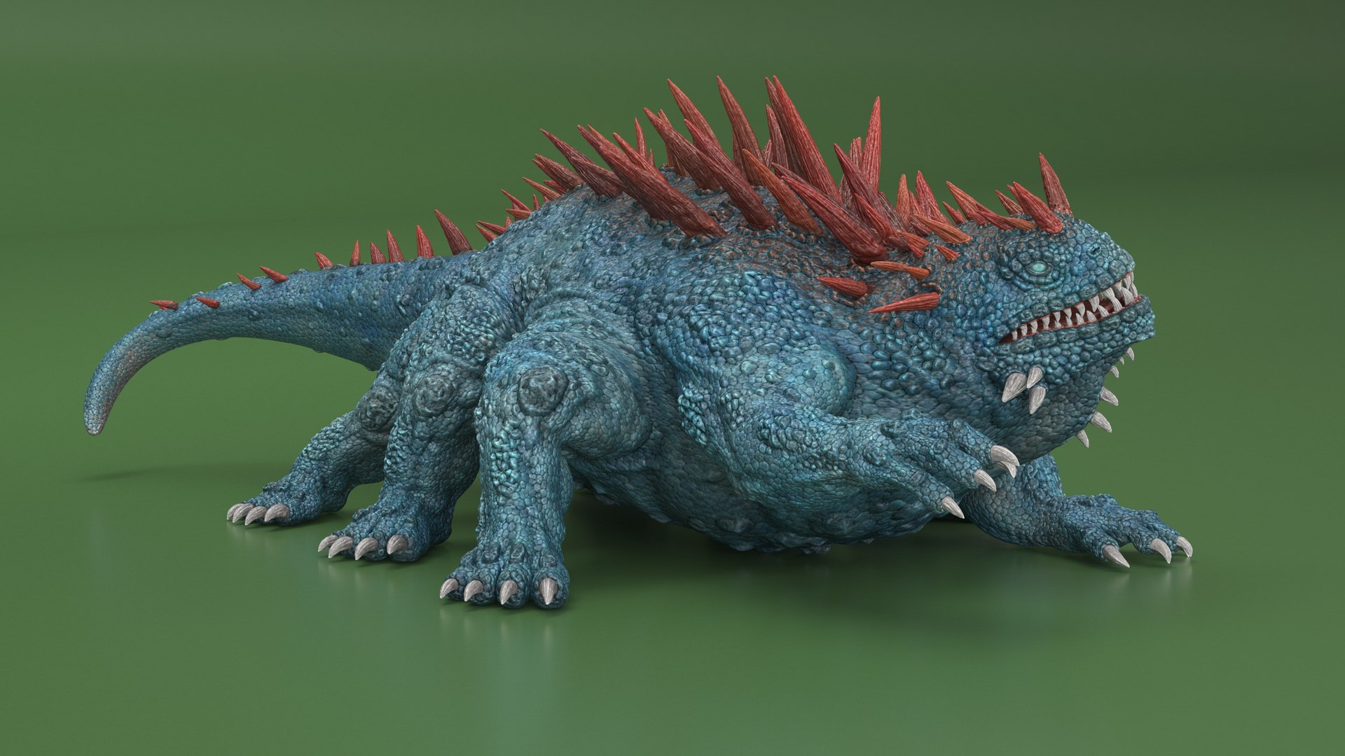 The Fantasy Creature Basilisk Rigged 3D Model - TurboSquid 2225797