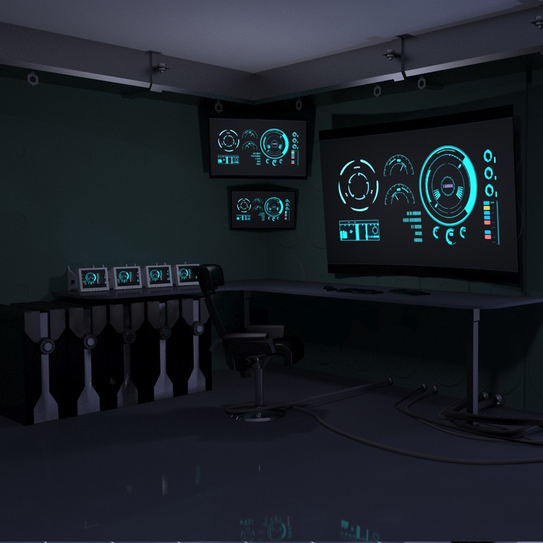 3D Laboratory Rooms Corridor - TurboSquid 1304458