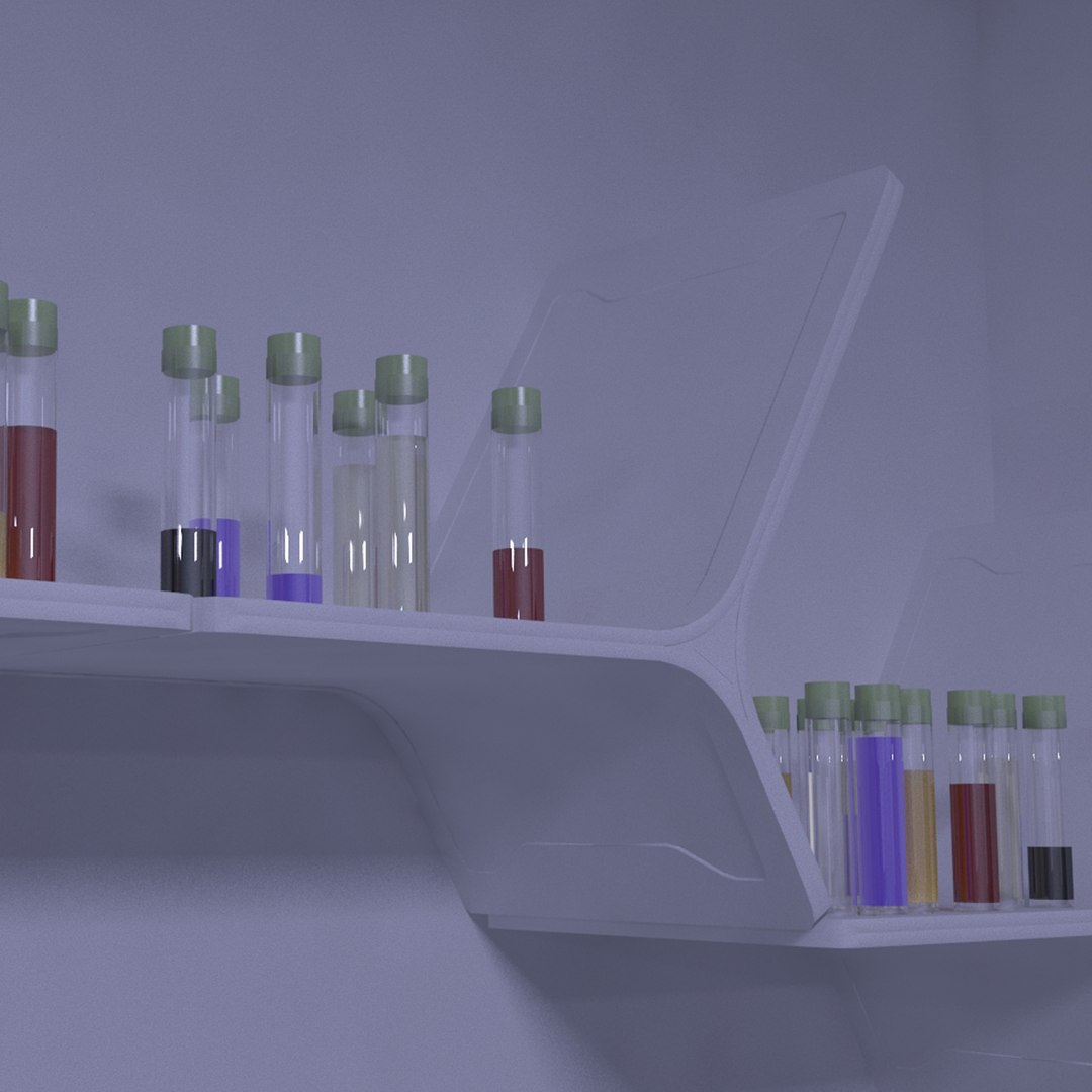 3D Laboratory Rooms Corridor - TurboSquid 1304458