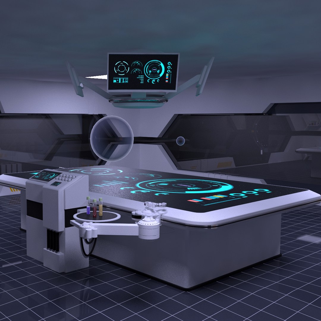 3D Laboratory Rooms Corridor - TurboSquid 1304458