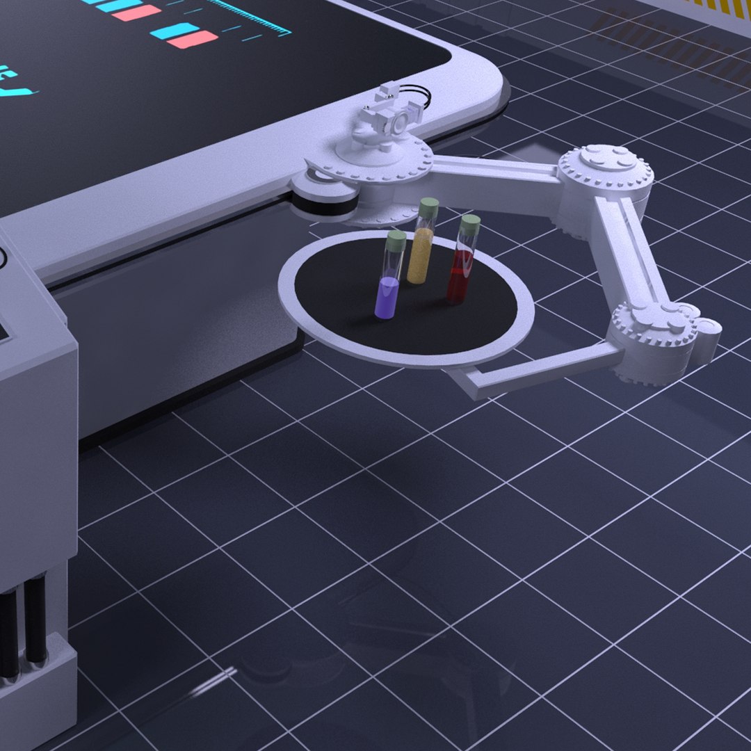 3D Laboratory Rooms Corridor - TurboSquid 1304458