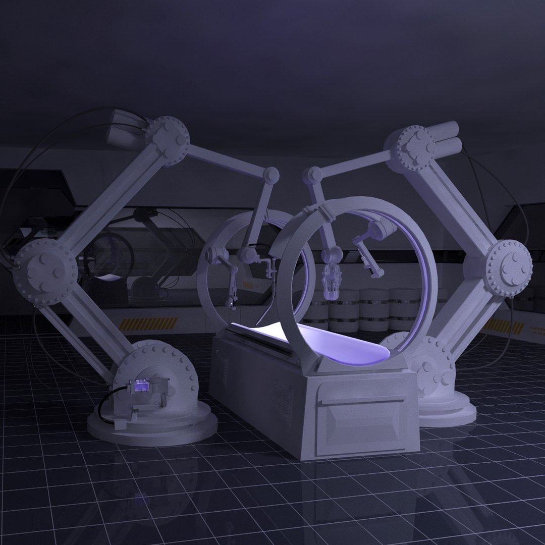 3D Laboratory Rooms Corridor - TurboSquid 1304458