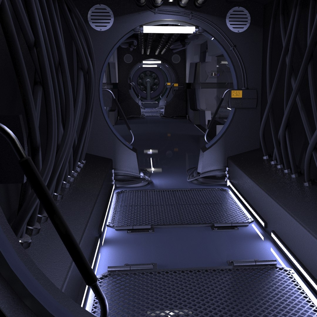 3D Laboratory Rooms Corridor - TurboSquid 1304458