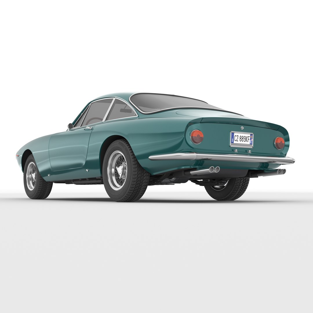 3D Retro Classic Car Model - TurboSquid 2414686