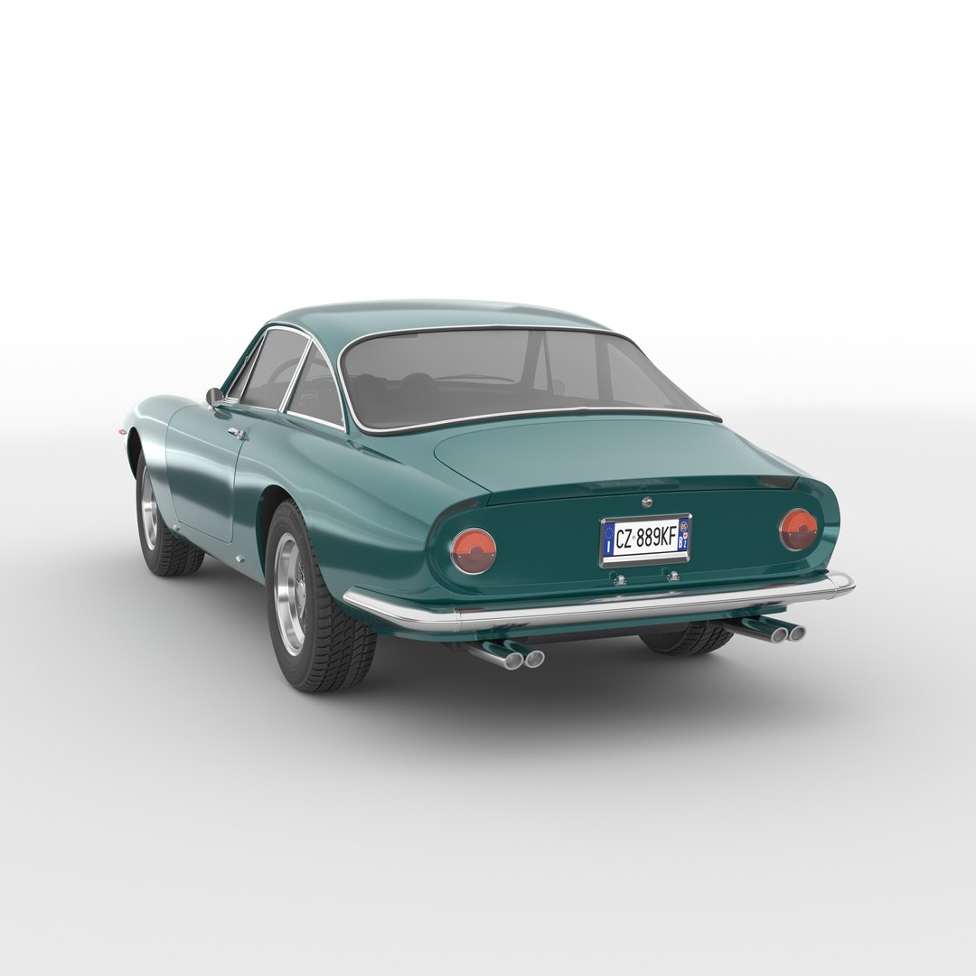 3D Retro Classic Car Model - TurboSquid 2414686
