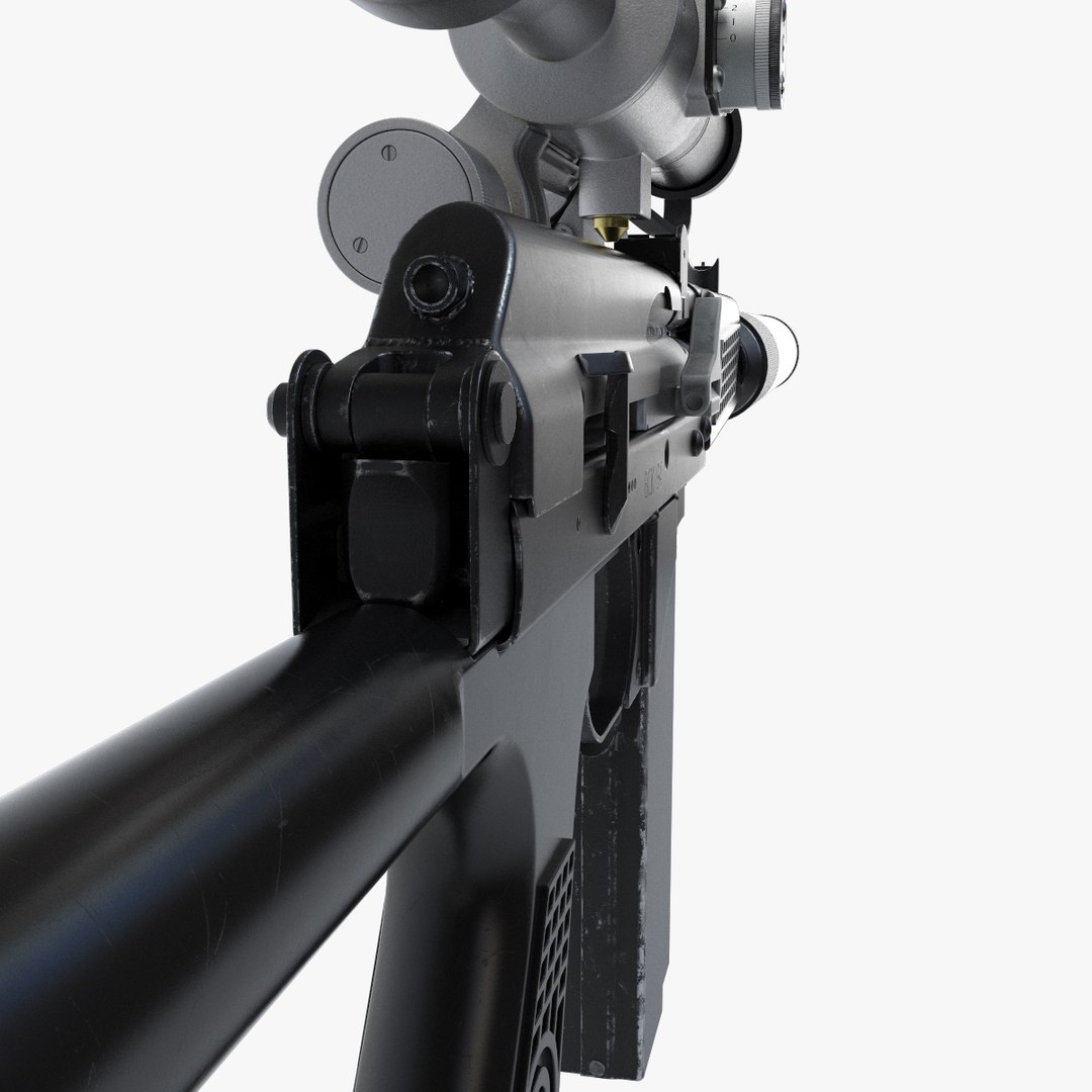 Sniper Rifle Vsk-94 3d Max