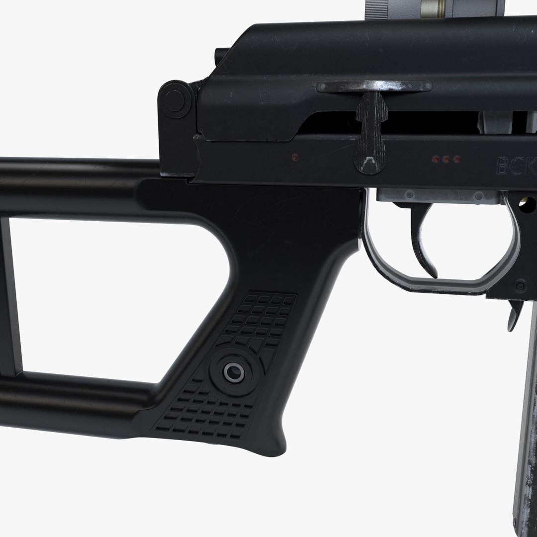 Sniper Rifle Vsk-94 3d Max