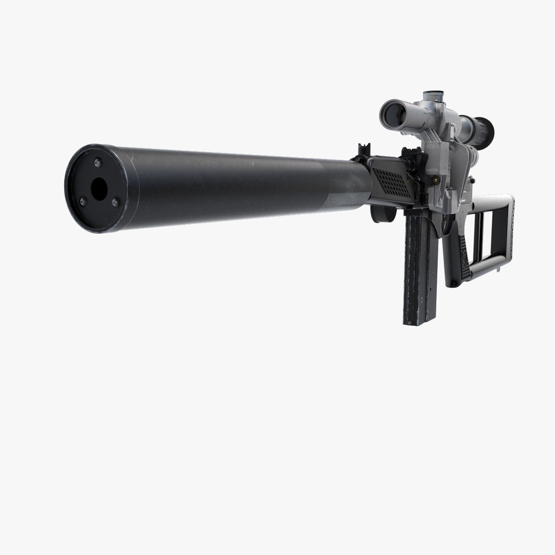 Sniper Rifle Vsk-94 3d Max