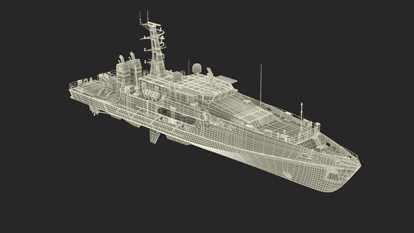 순찰정 TTS Scarborough CG42 3D 모델 - TurboSquid 2111794