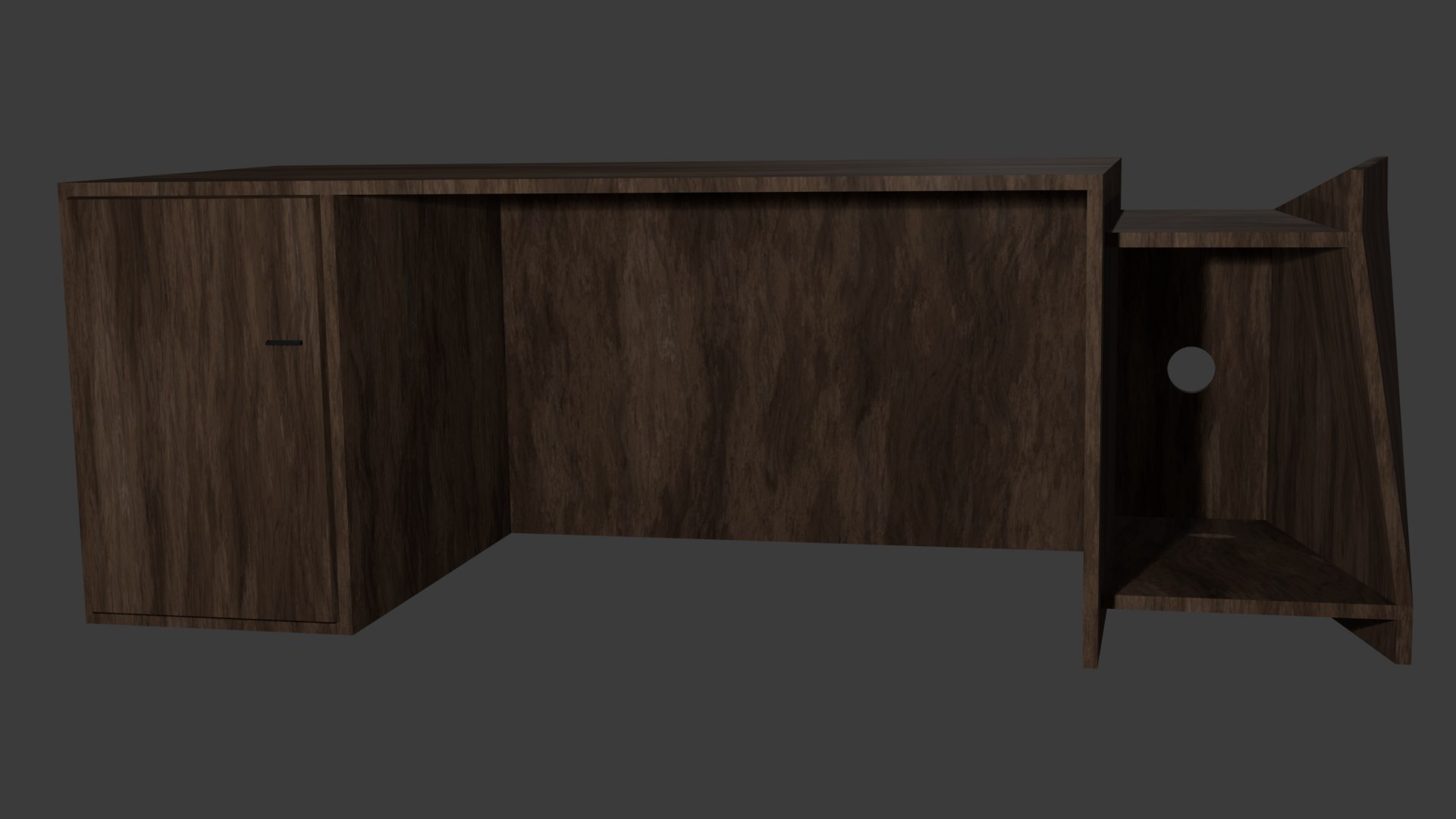 3D Computer Desk Model - TurboSquid 2286036
