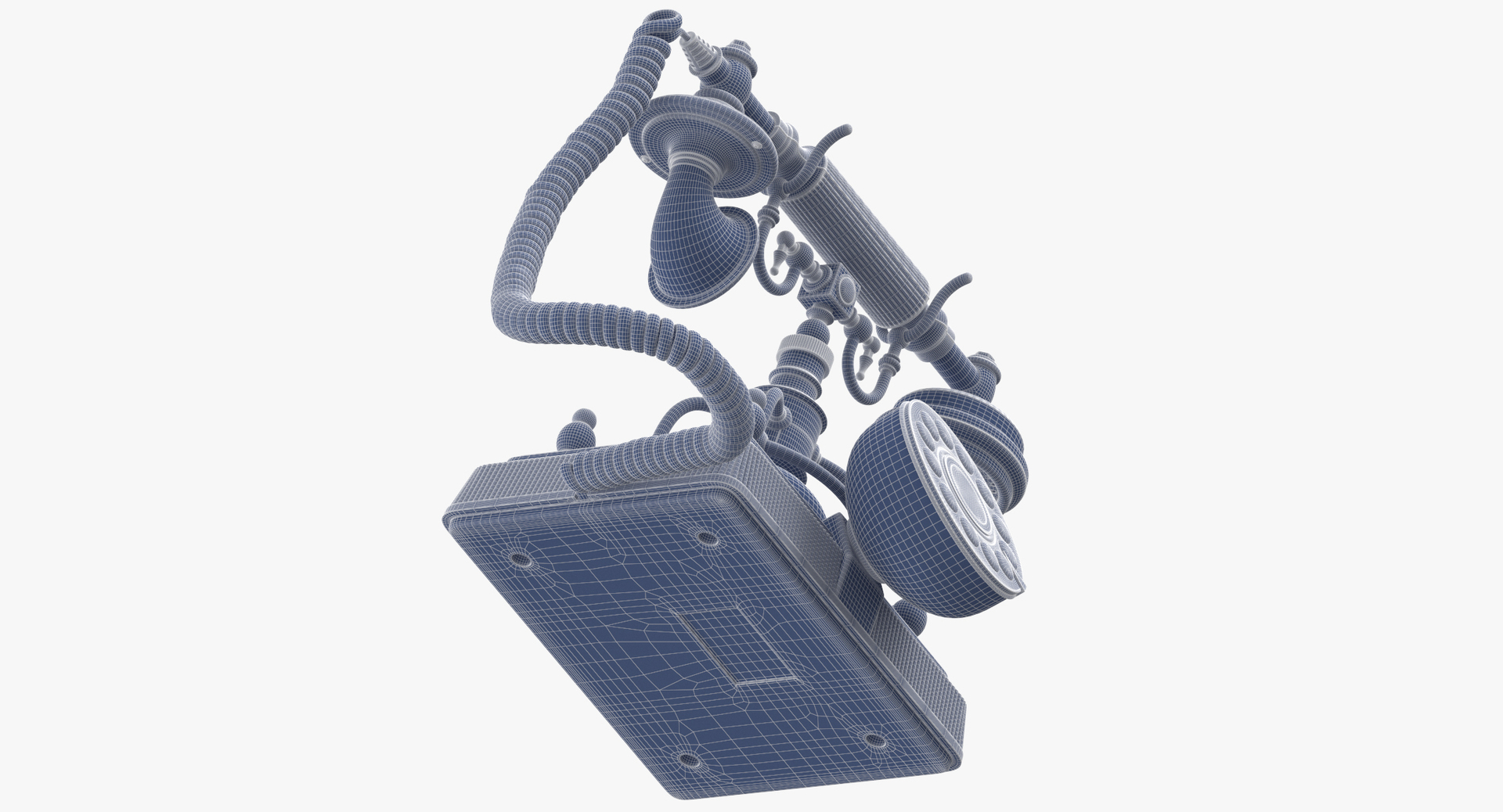 Retro phone 3D model - TurboSquid 1320664