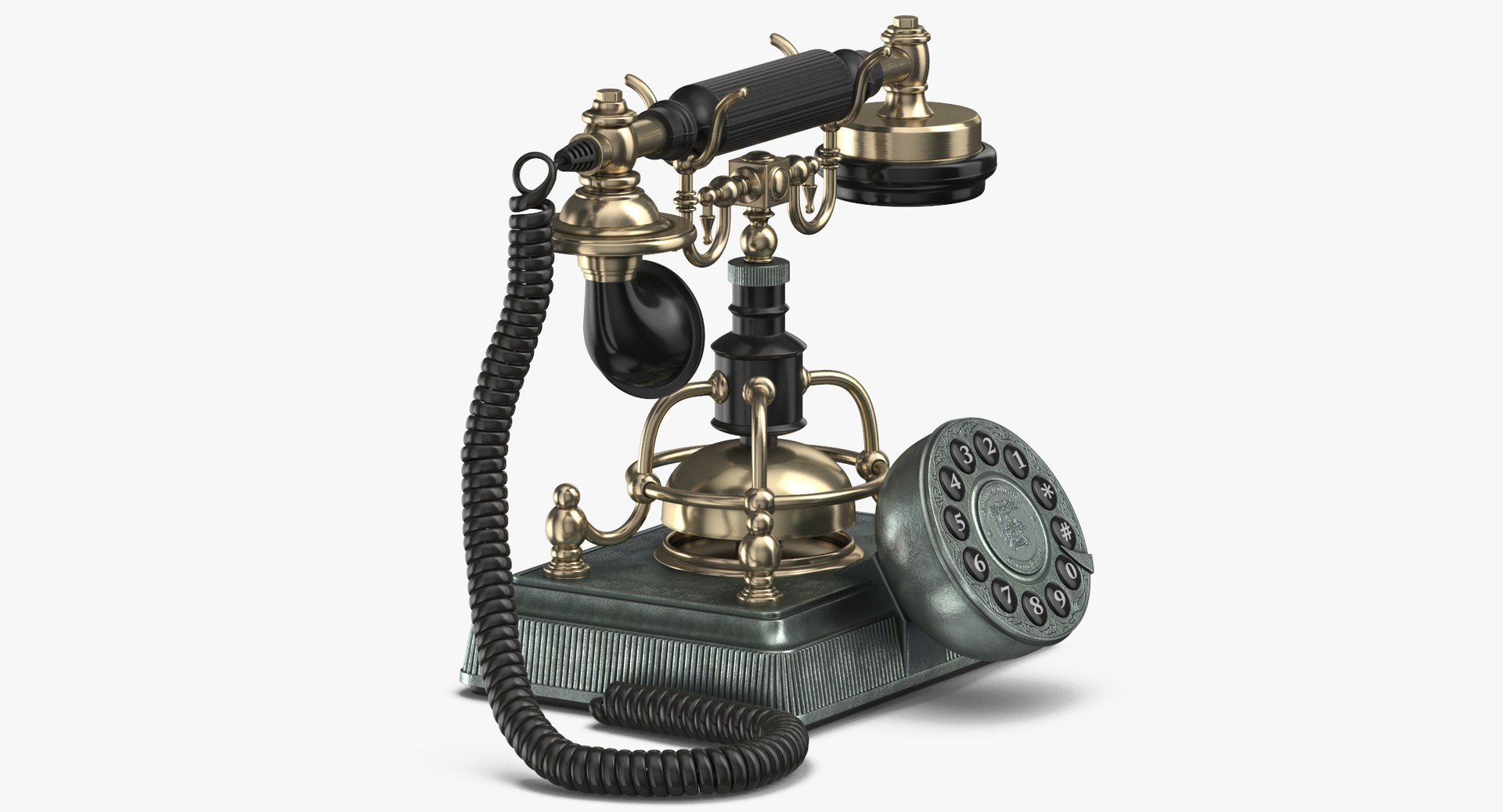 Retro Phone 3D Model - TurboSquid 1320664
