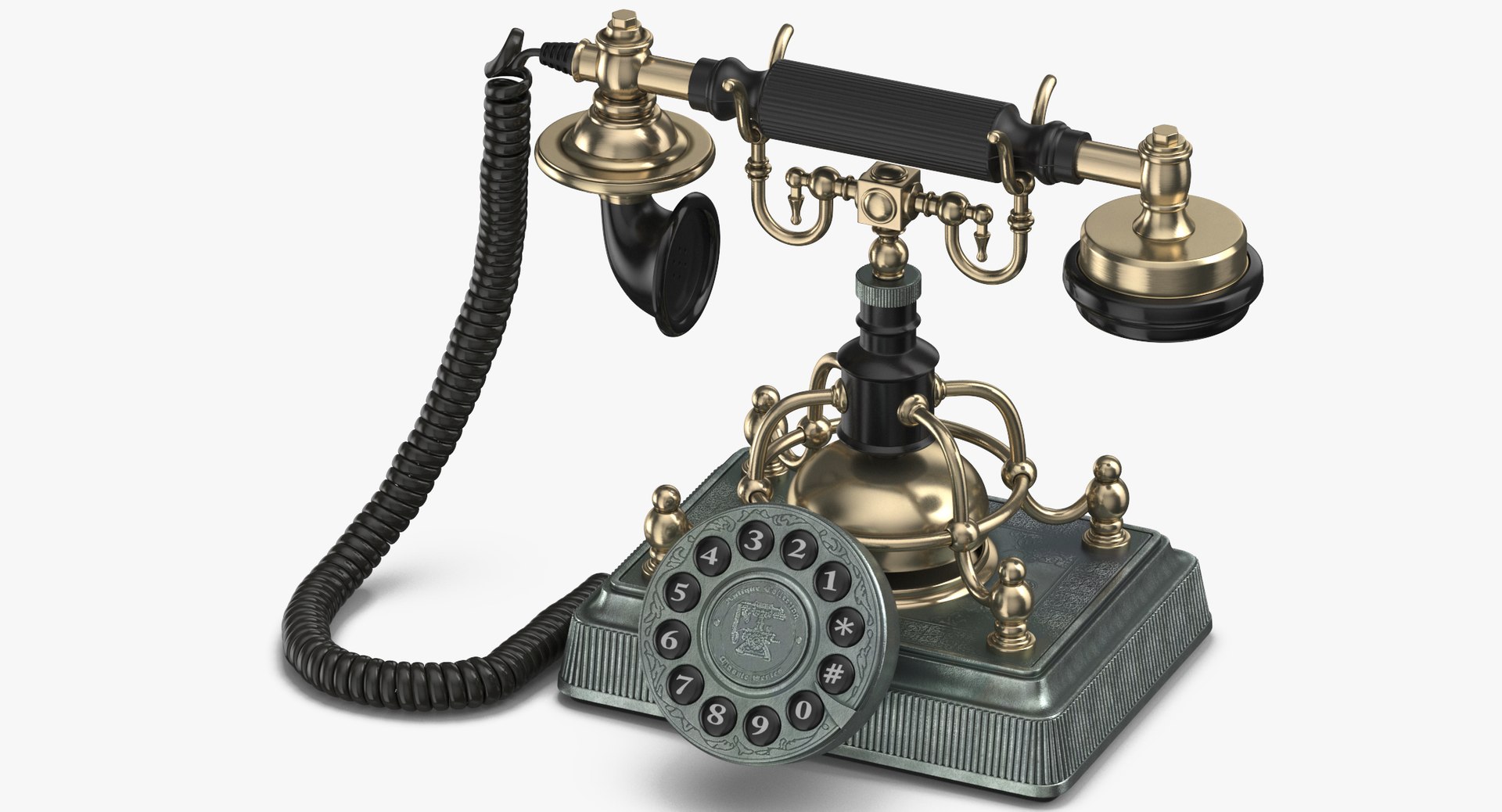 Retro Phone 3D Model - TurboSquid 1320664