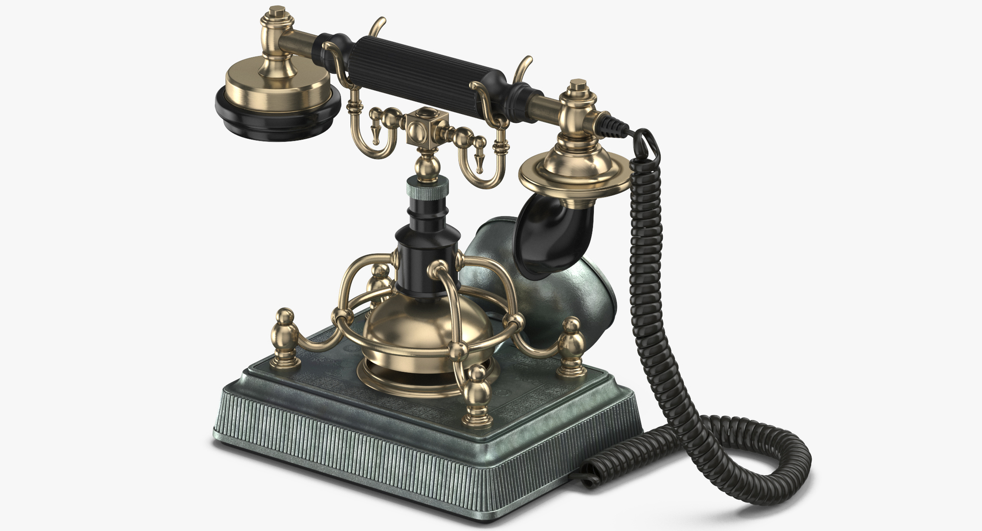 Retro phone 3D model - TurboSquid 1320664