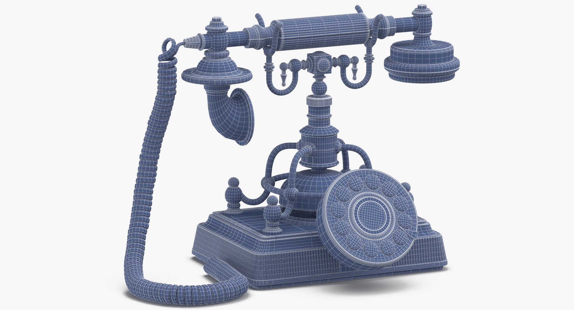 Retro Phone 3D Model - TurboSquid 1320664